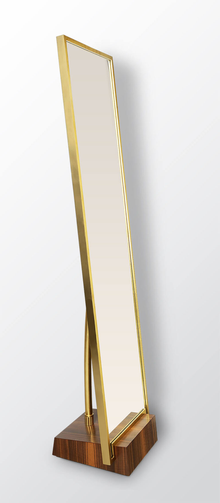 A Modernist Style Free Standing Mirror by ILIAD Design - Iliad